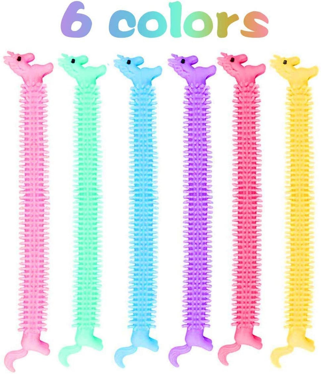 Unicorn Stretchy String Toys- Fidget, Sensory, Build Resistance, Squee ...